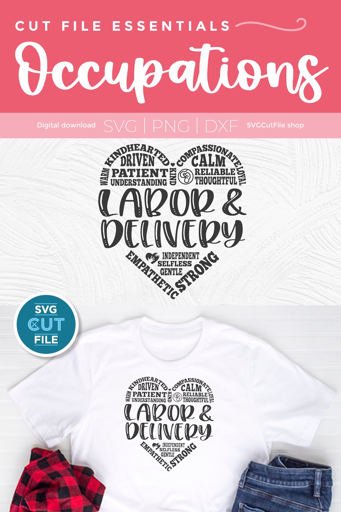 Labor and Delivery svg, a pregnancy care worker svg