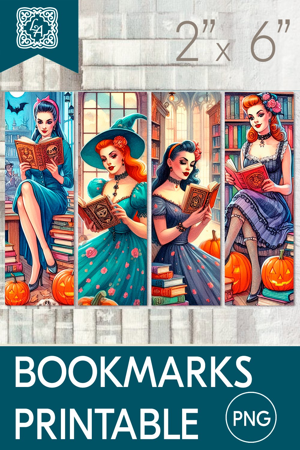 Halloween Witch Printable Bookmark