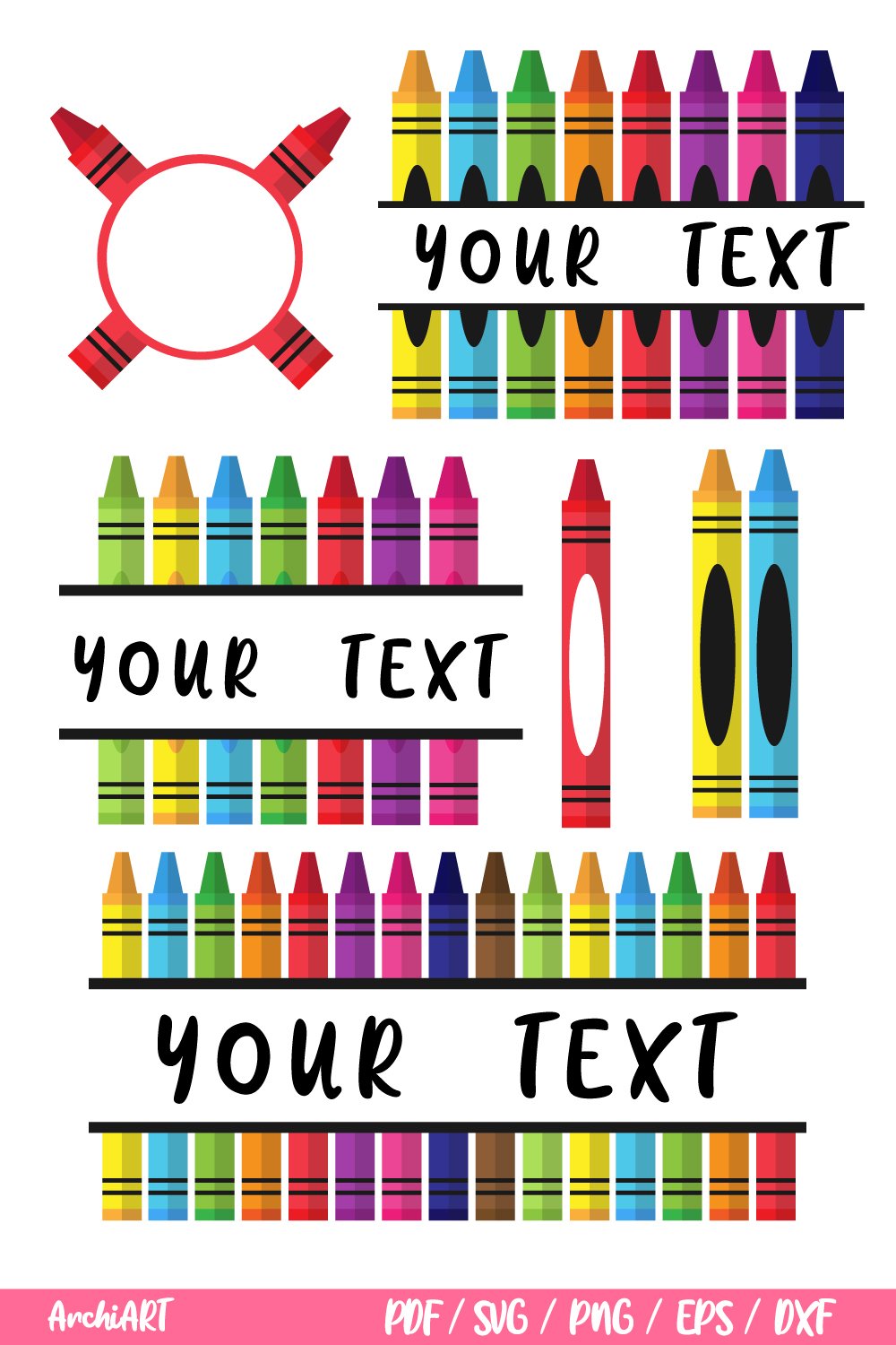 Crayon SVG files for Cricut / Crayon Svg / Crayon Png