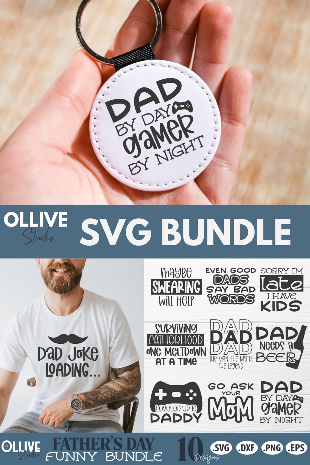 Dad Quotes SVG Bundle | Dad Funny SVG Bundle