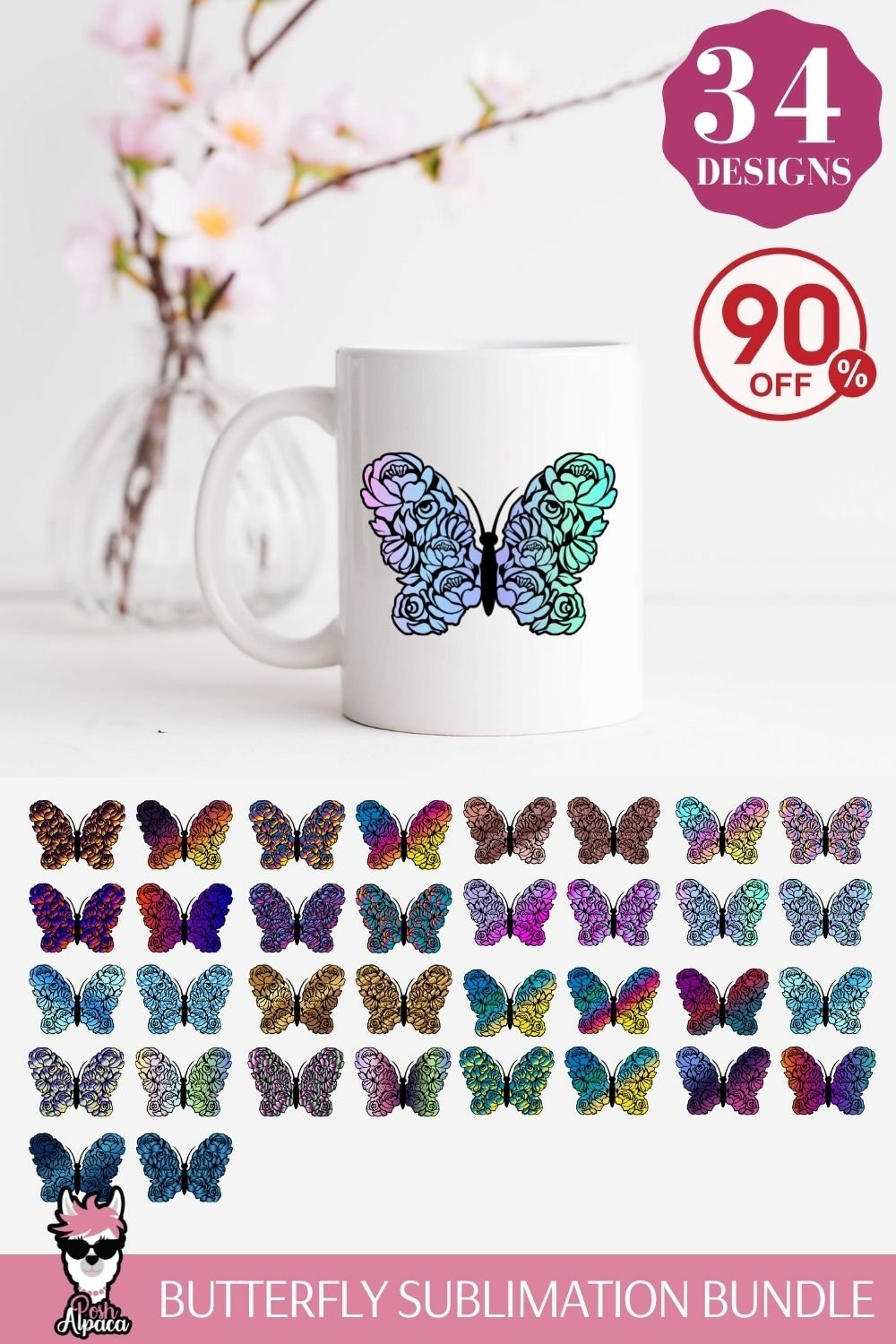 Butterfly Sublimation bundle