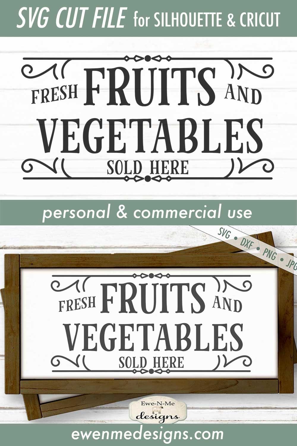 Fruits and Vegetables | Farmers Market SVG