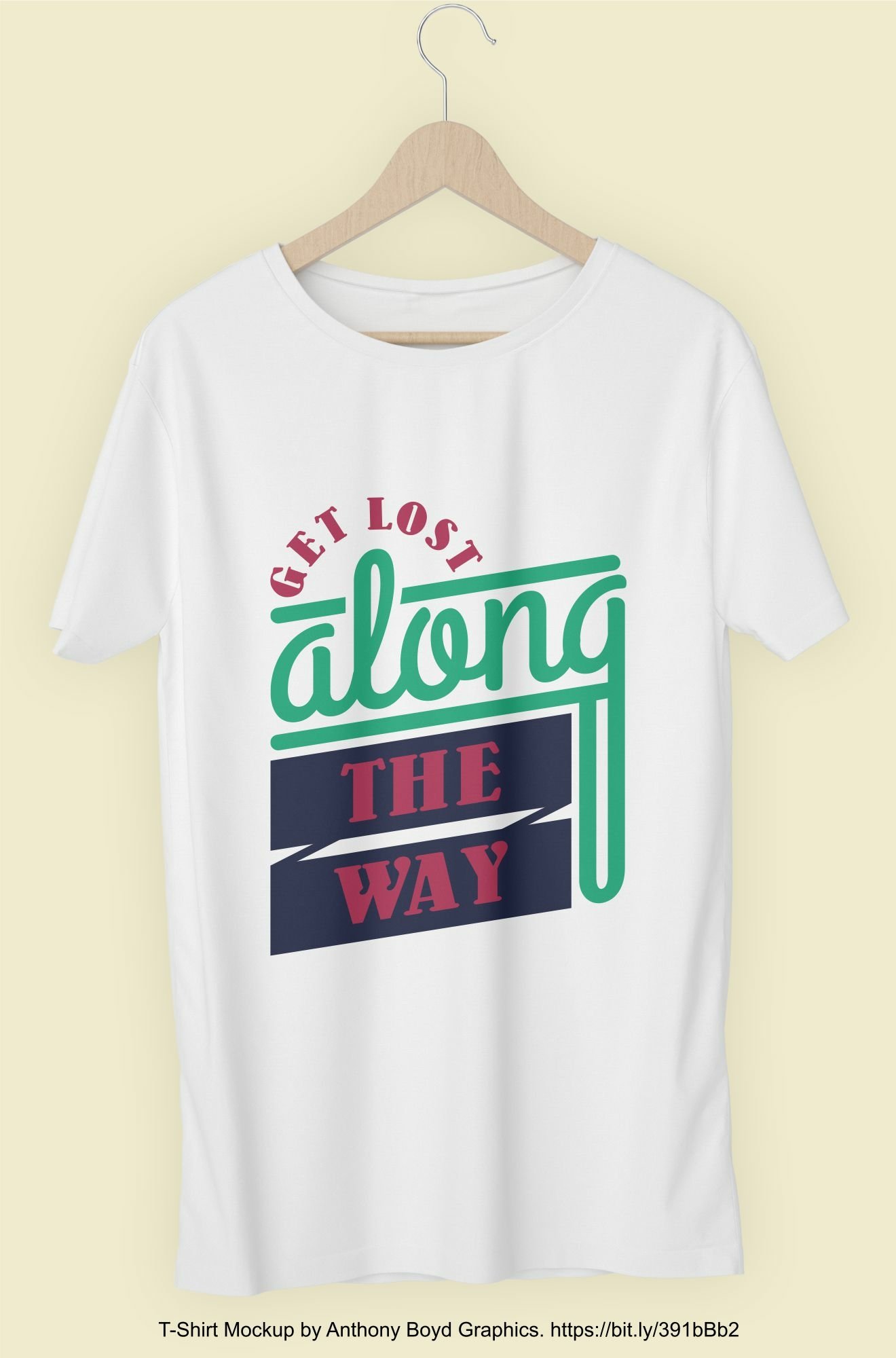 Get Lost Along the Way | Travel T-Shirt Design SVG PNG EPS