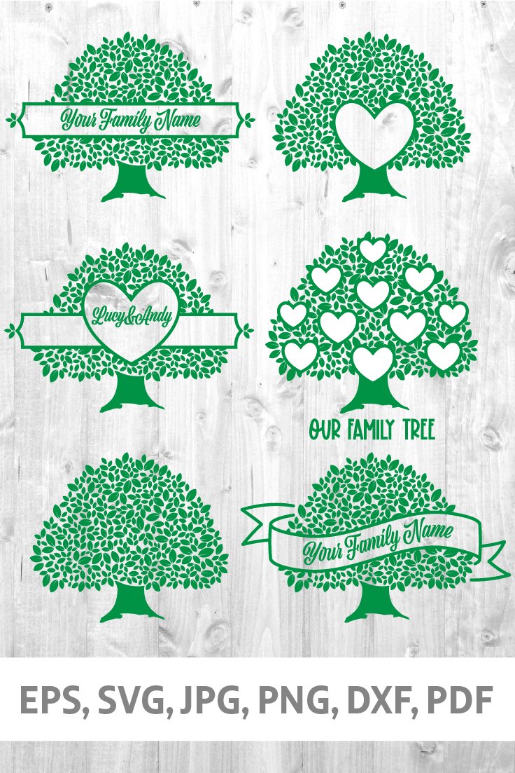 Family Tree SVG Bundle | SVG Cut File For Crafters