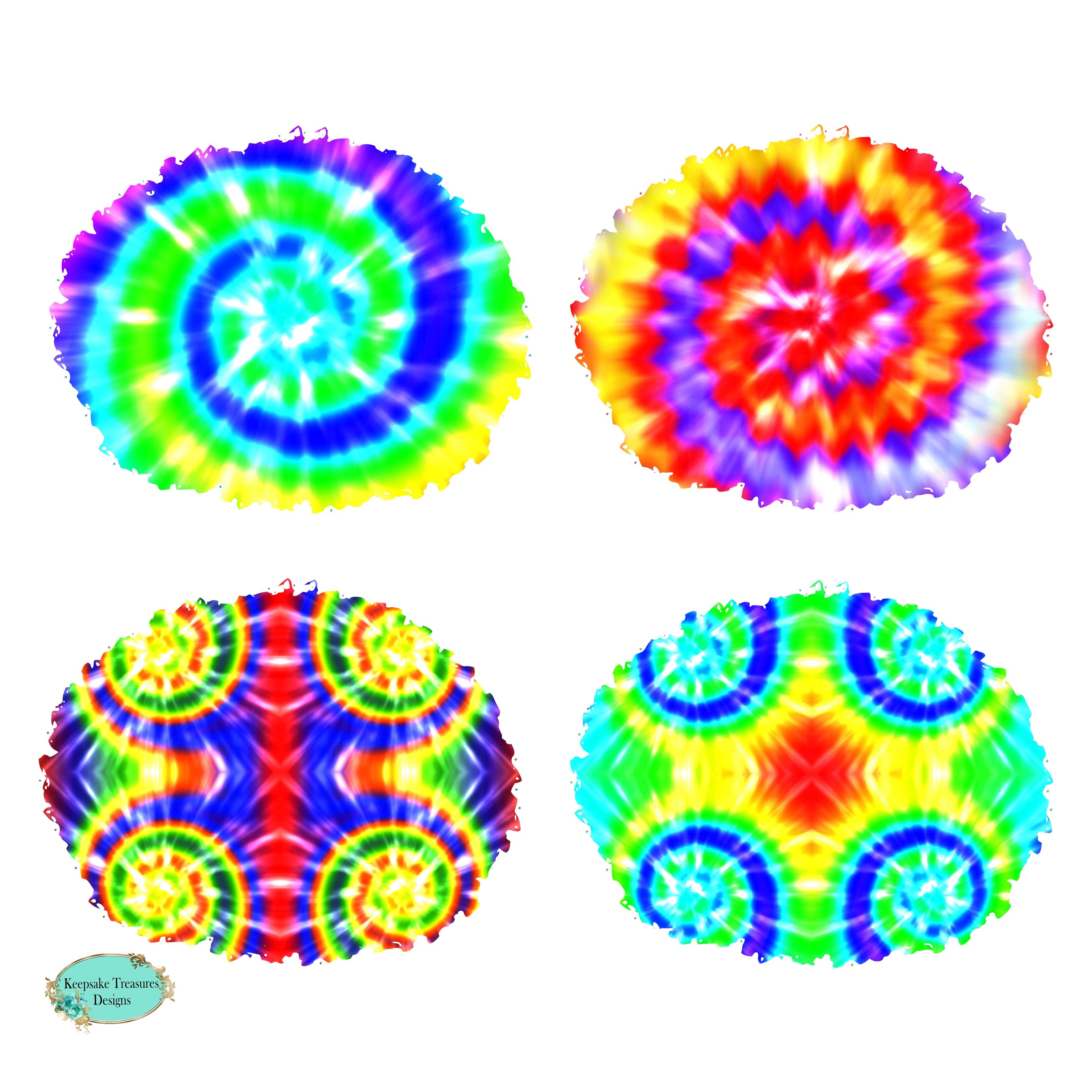 Bright Tie Dye Background