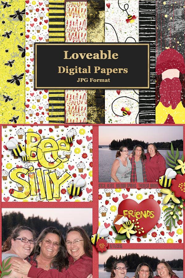 Loveable Digital Papers and Backgrounds