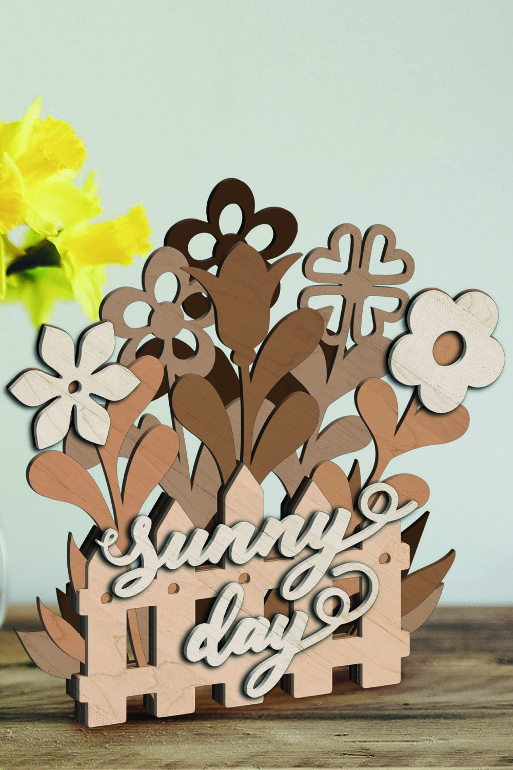Sunny Day Floral Decorative Wall Panel