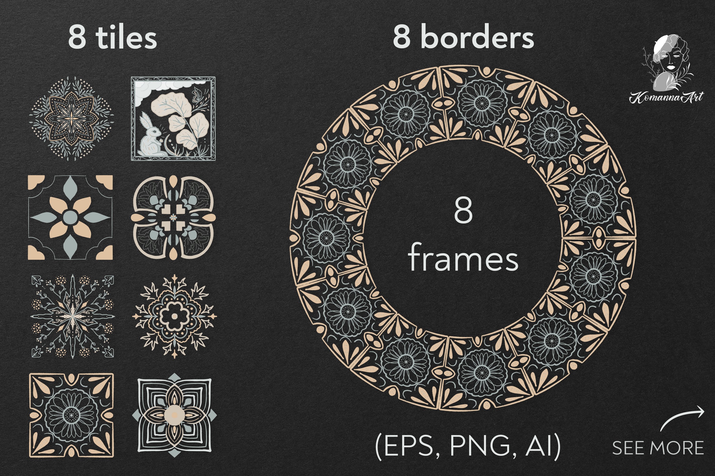 Monograms bundle Vector EPS