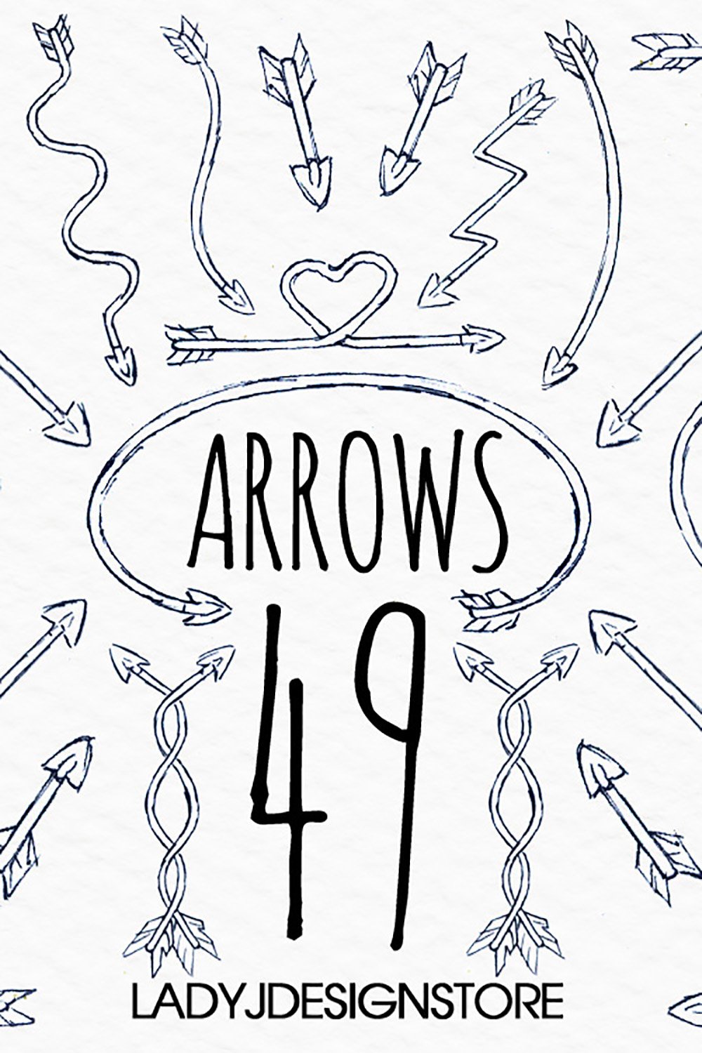 Tribal Arrows, 49 Arrows ClipArt Set, arrow printables
