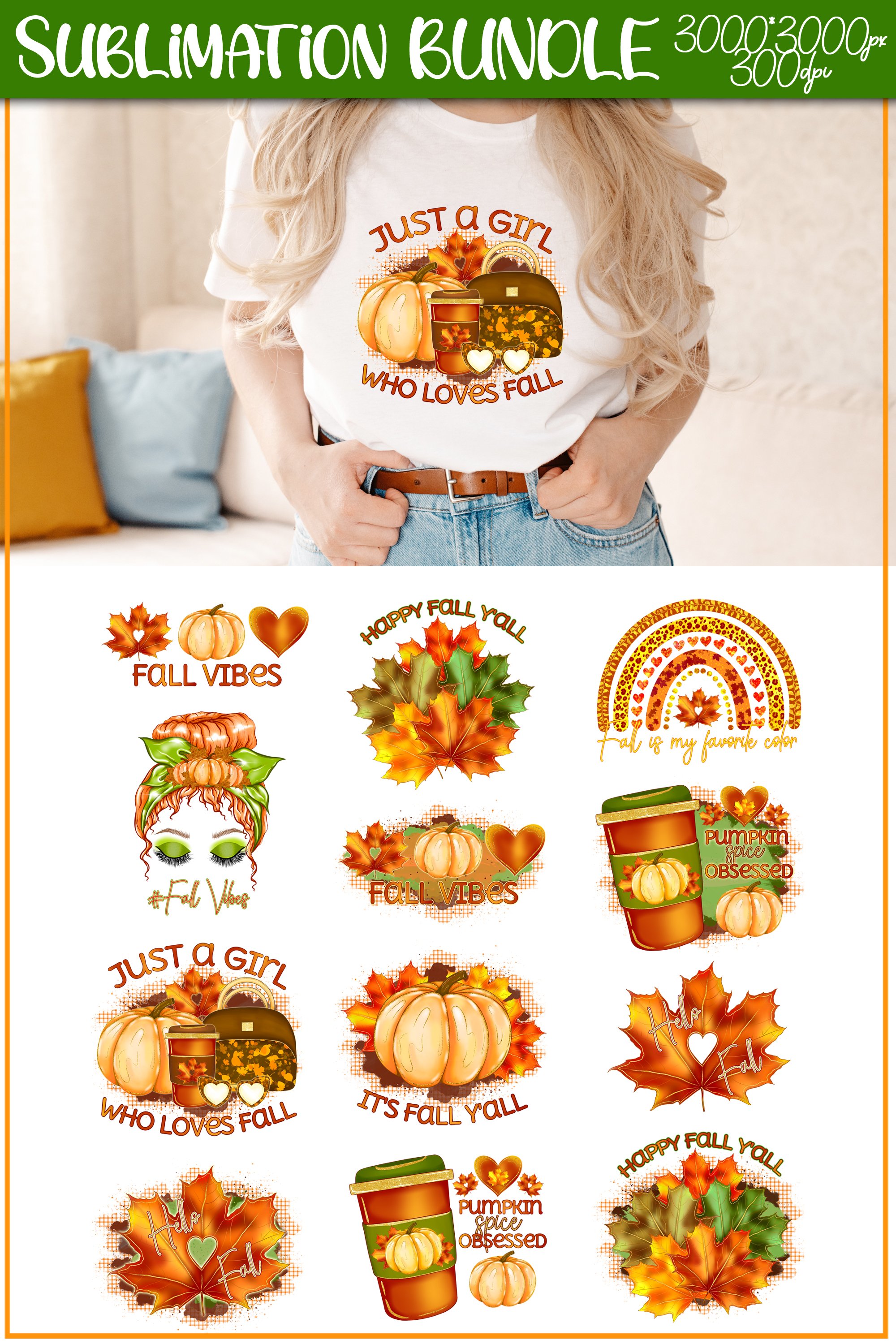 Fall Sublimation Bundle, Autumn Sublimation (2074708)