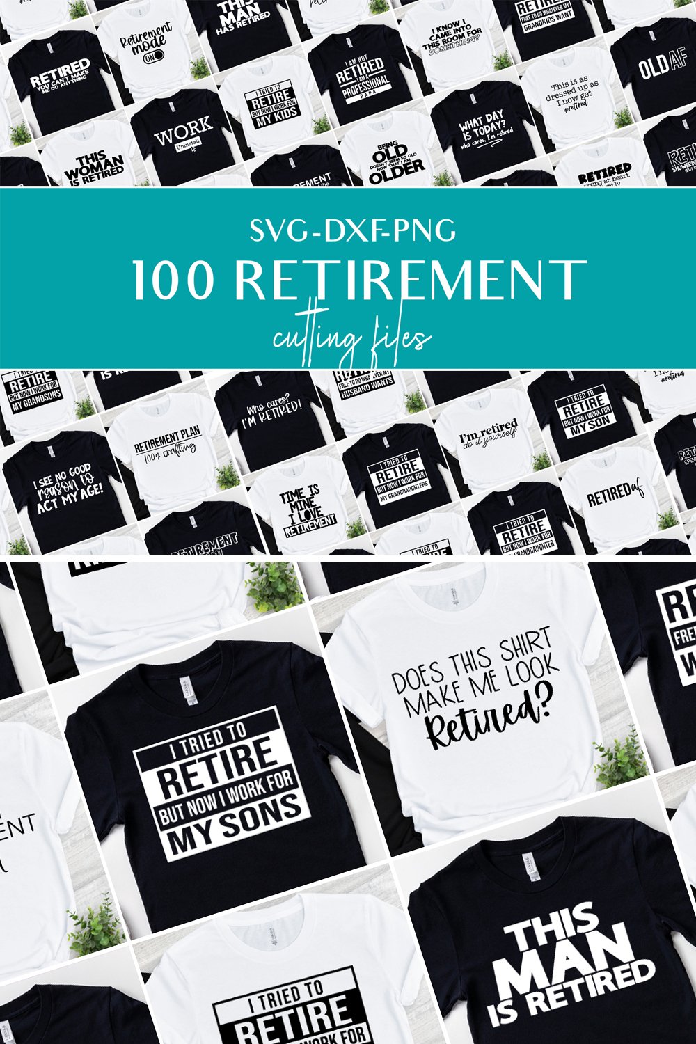 Retirement SVG Bundle Sayings and Phrases