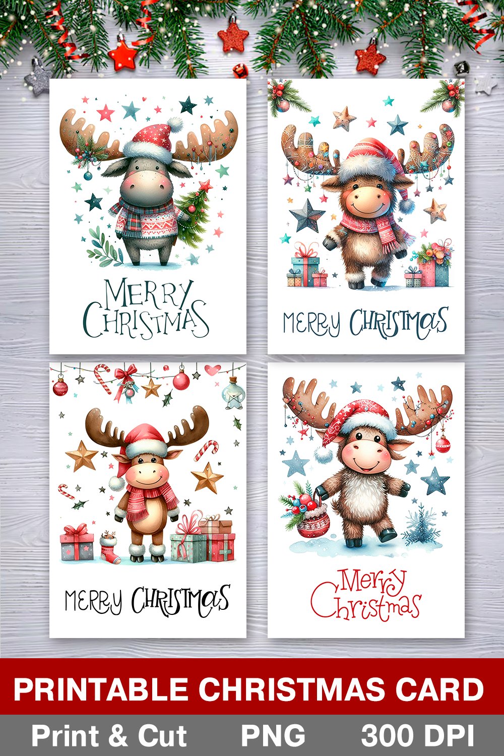 Merry Christmas Card printable