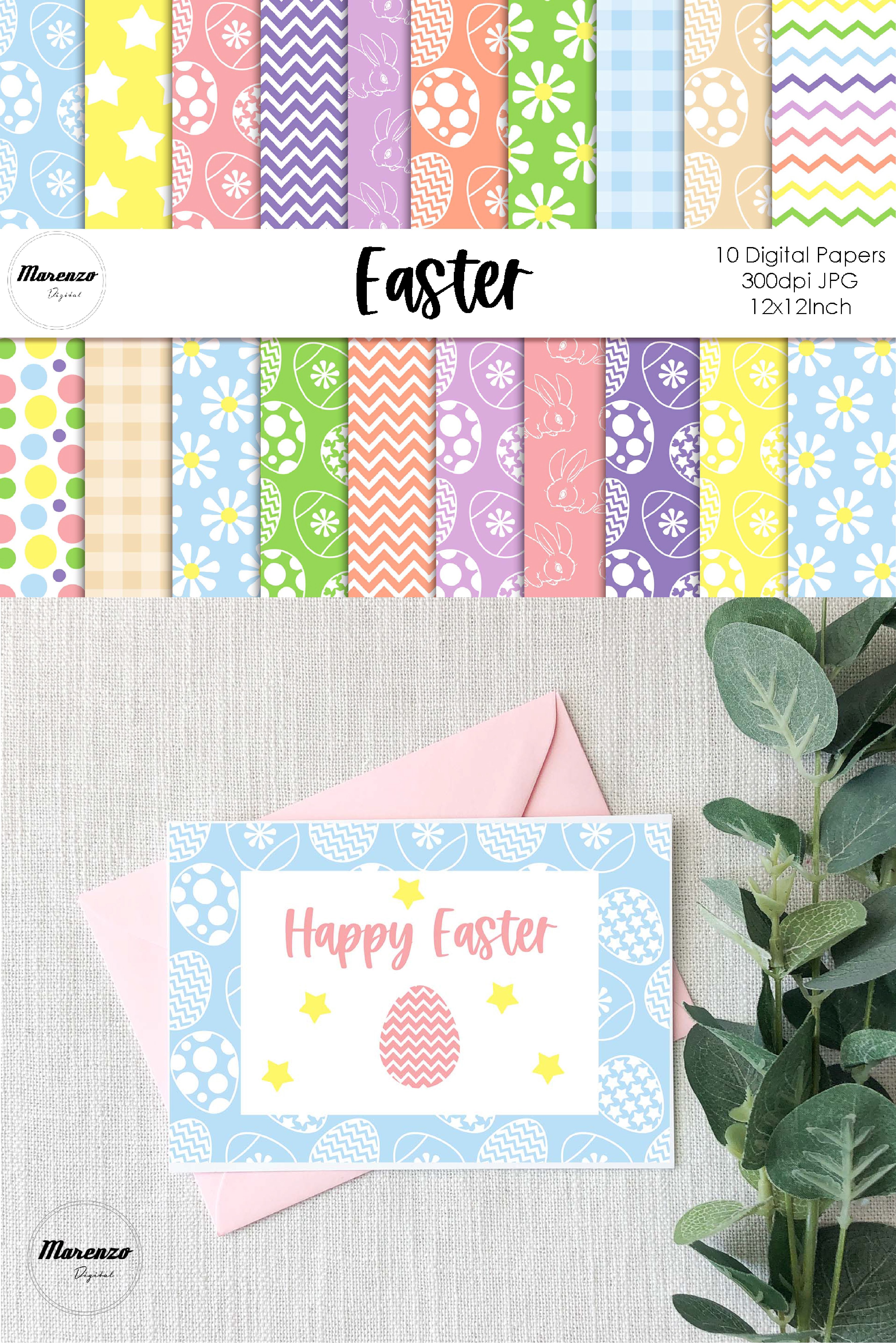 Easter Digital Papers - 20 designs