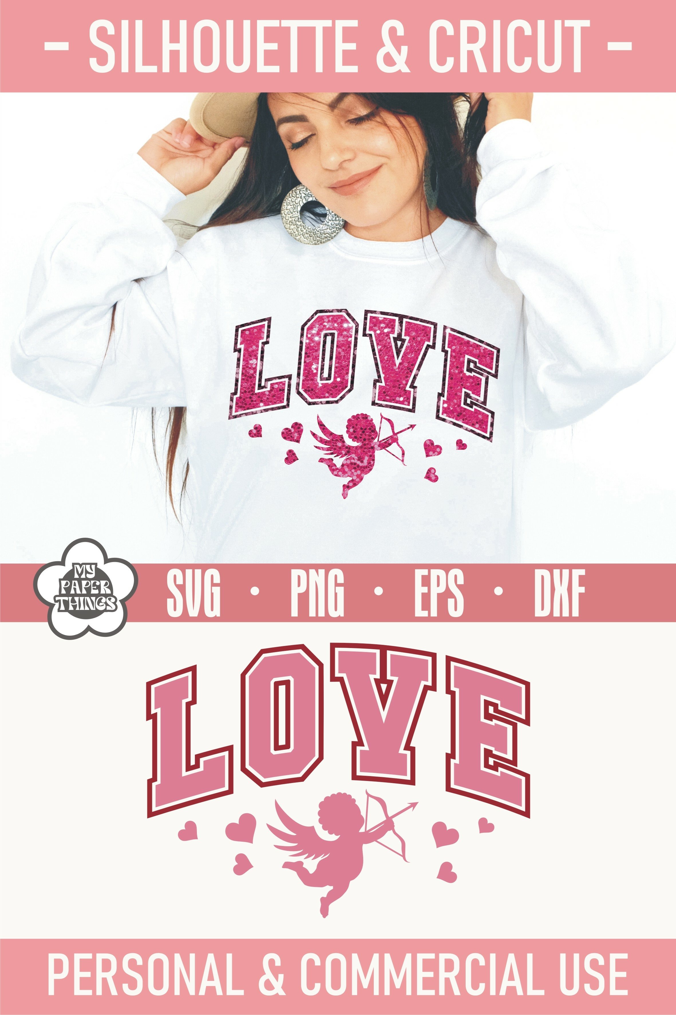 Sequin Valentine Png and Svg Designs