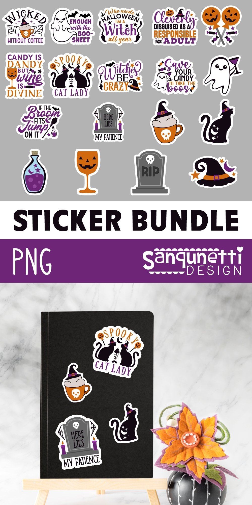 Halloween Sticker Bundle