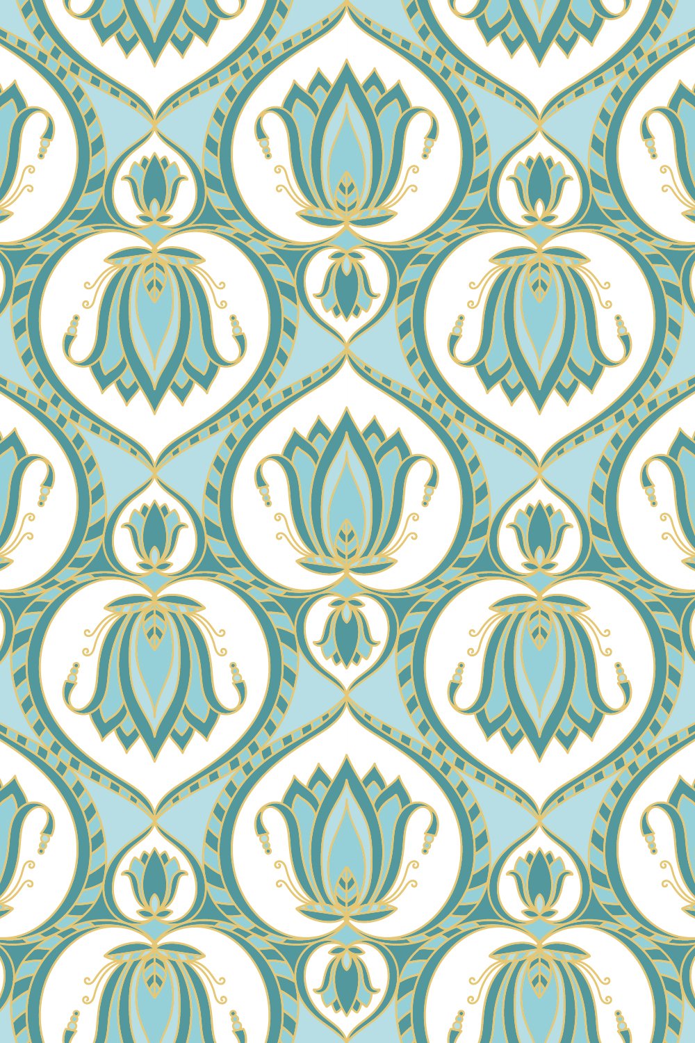 Oriental Eastern Damascus Backgrounds Bundle, digital paper