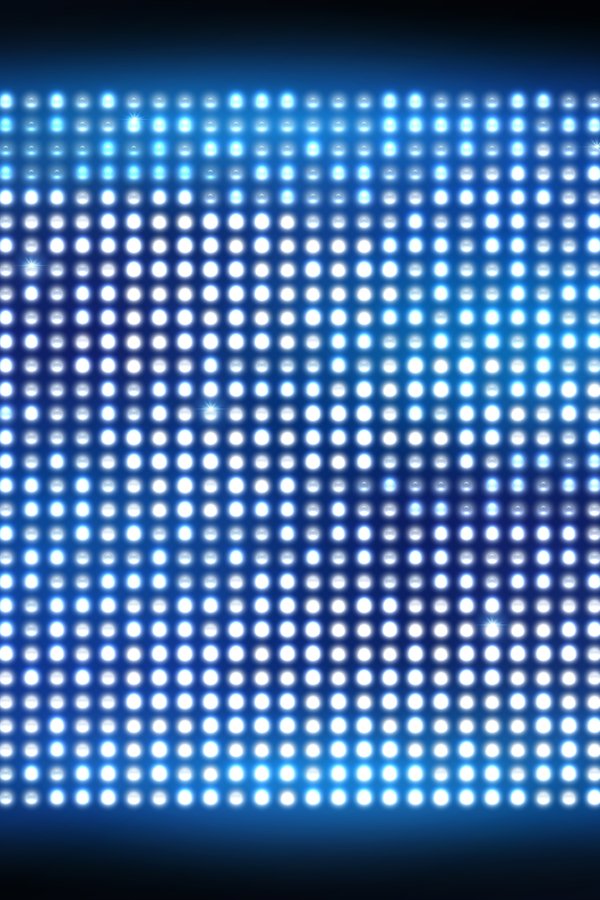 Bright led projection screen. Cinema and entertainment vecto