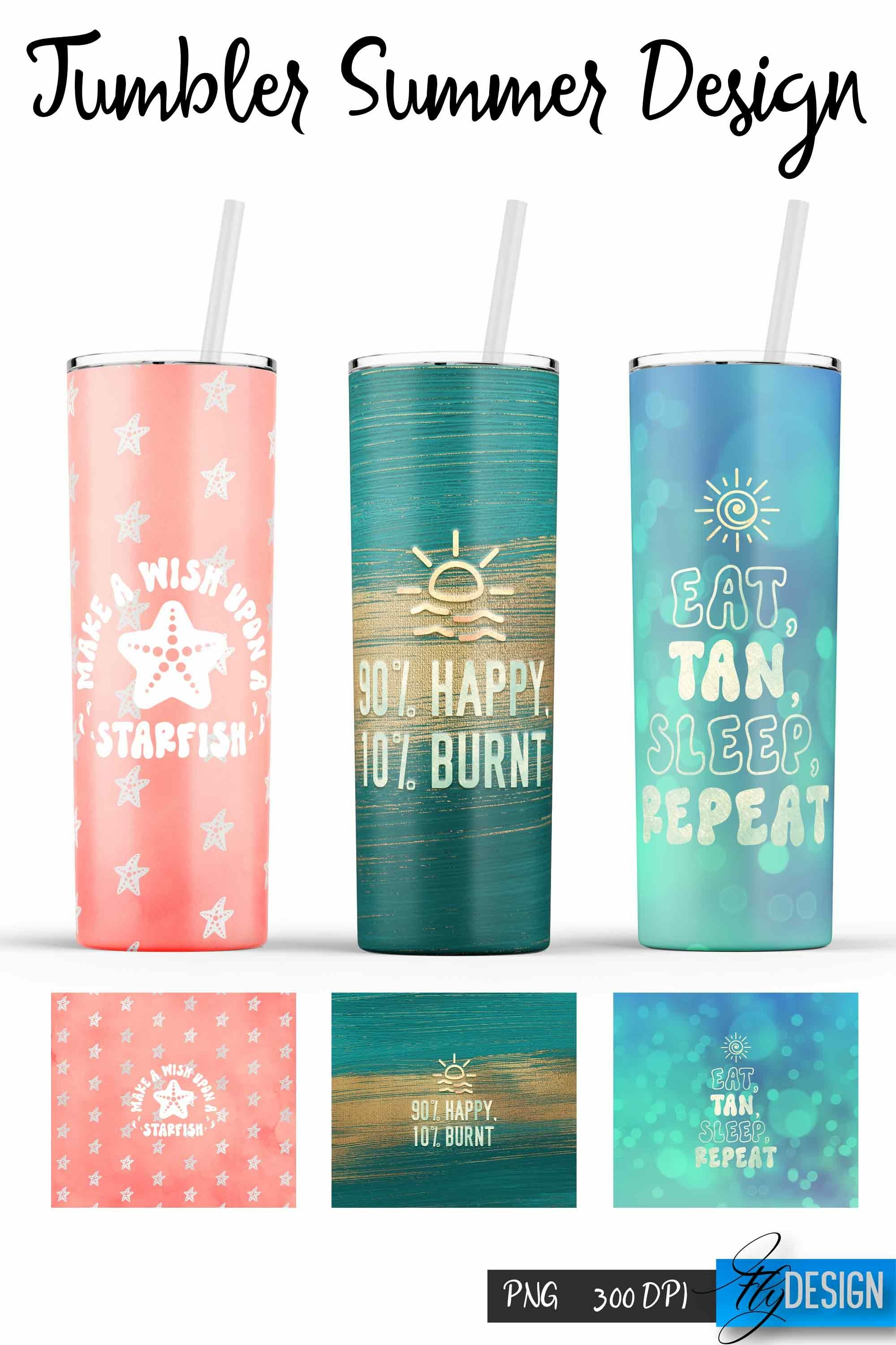 Summer Tumblers Design | 20oz Tumbler Wrap (3102283)
