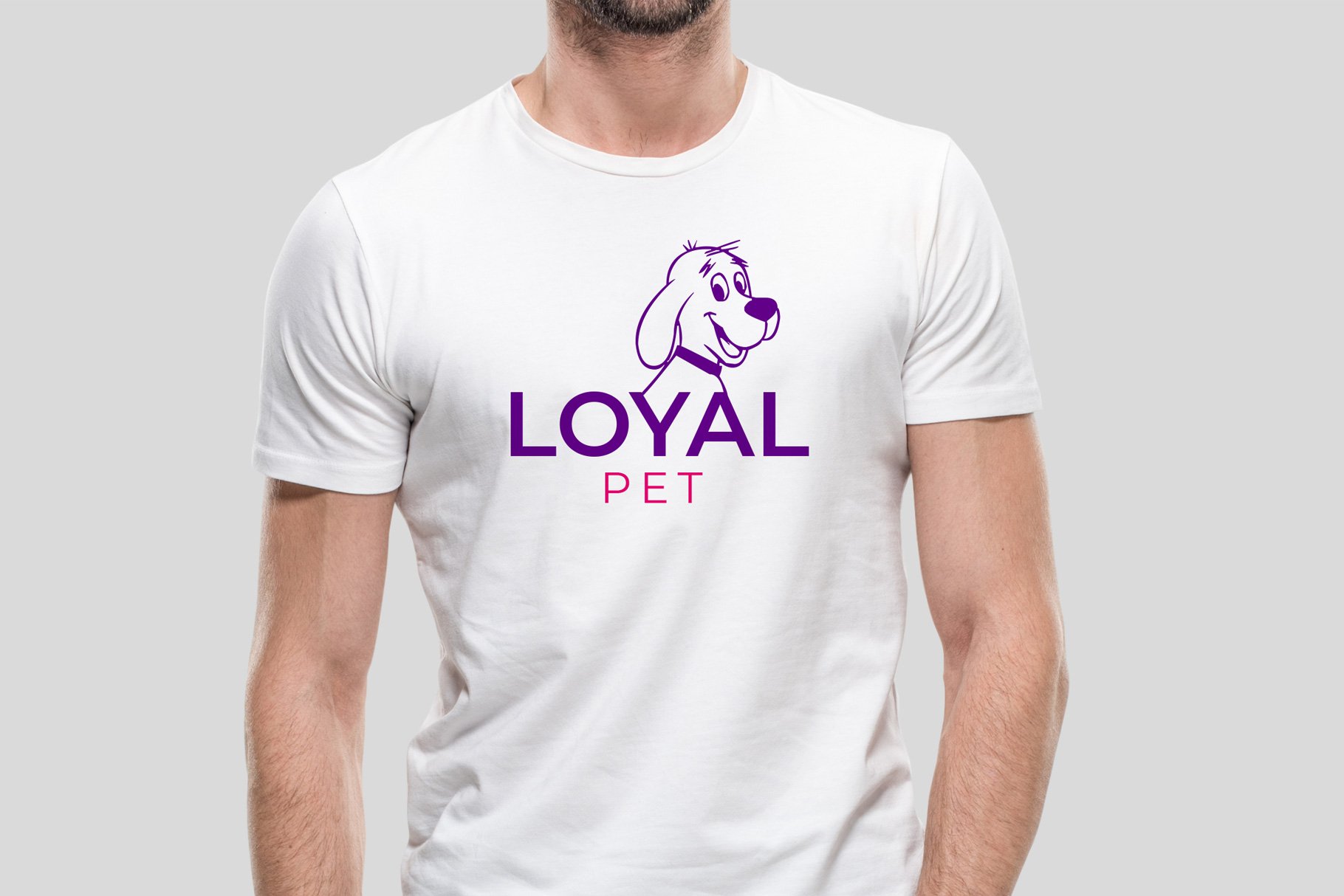 Loyal Pet Cute Logo