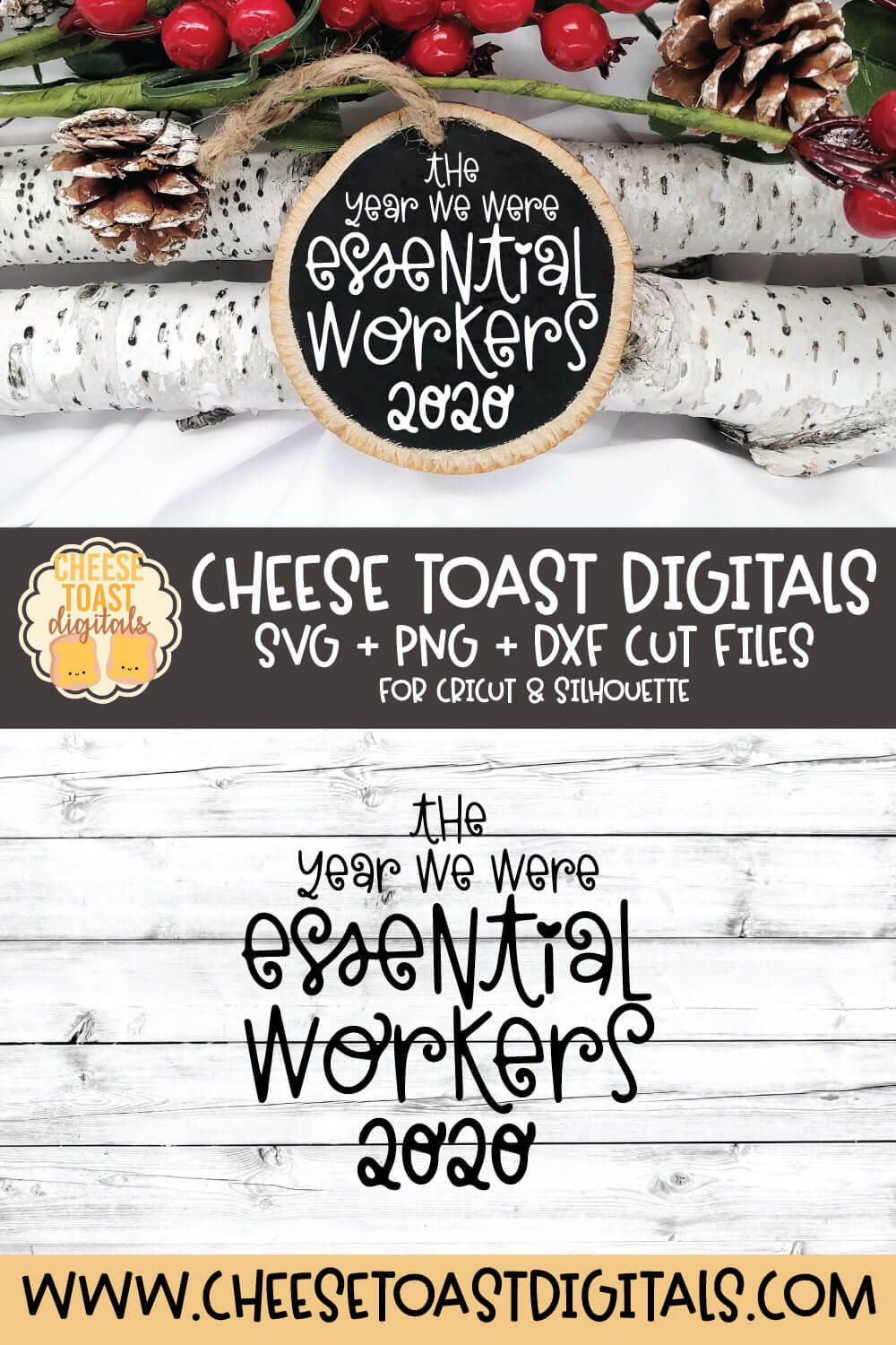 2020 Christmas SVG | The Year We Were Essential Workers
