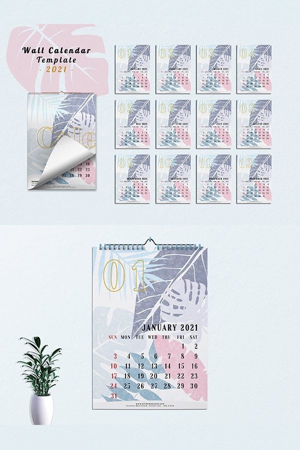 Wall Calendar 2021 - Vol.02
