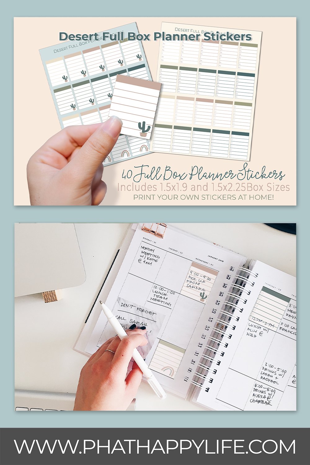 Full Box Planner Stickers
