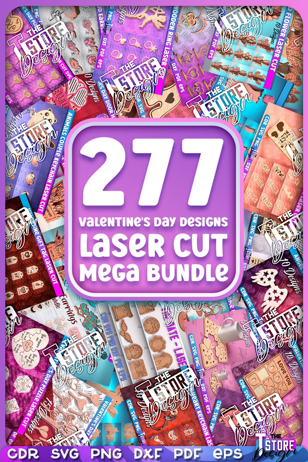 Valentine's Day Mega Laser Cut SVG Bundle |Mega Engraving