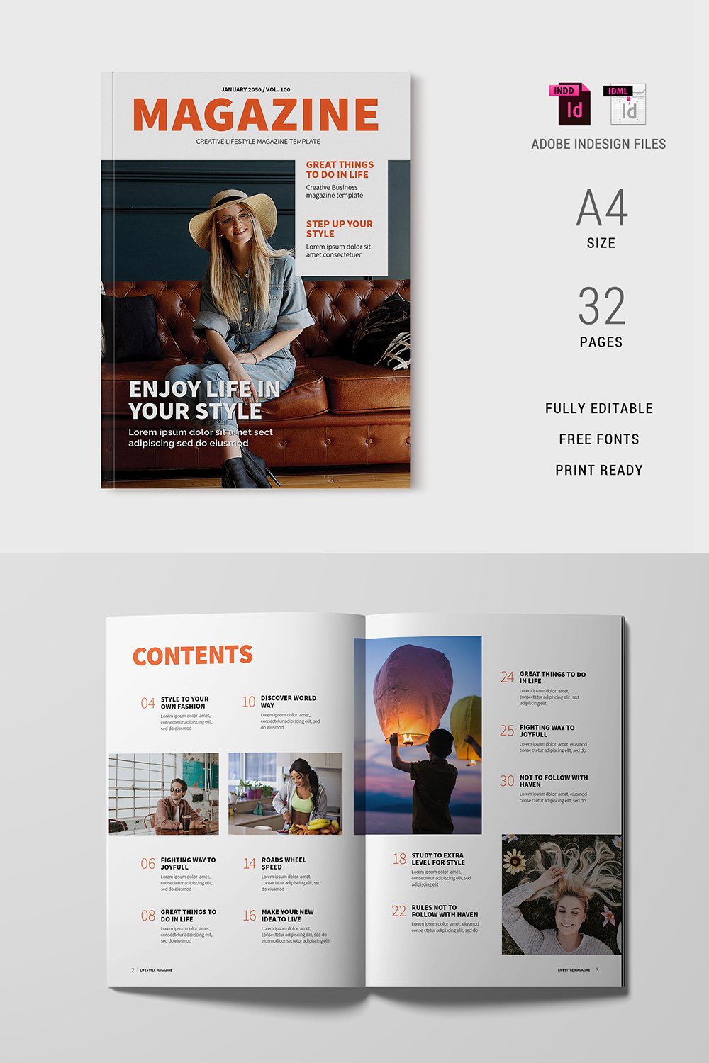 Lifestyle Magazine Template (2736858)