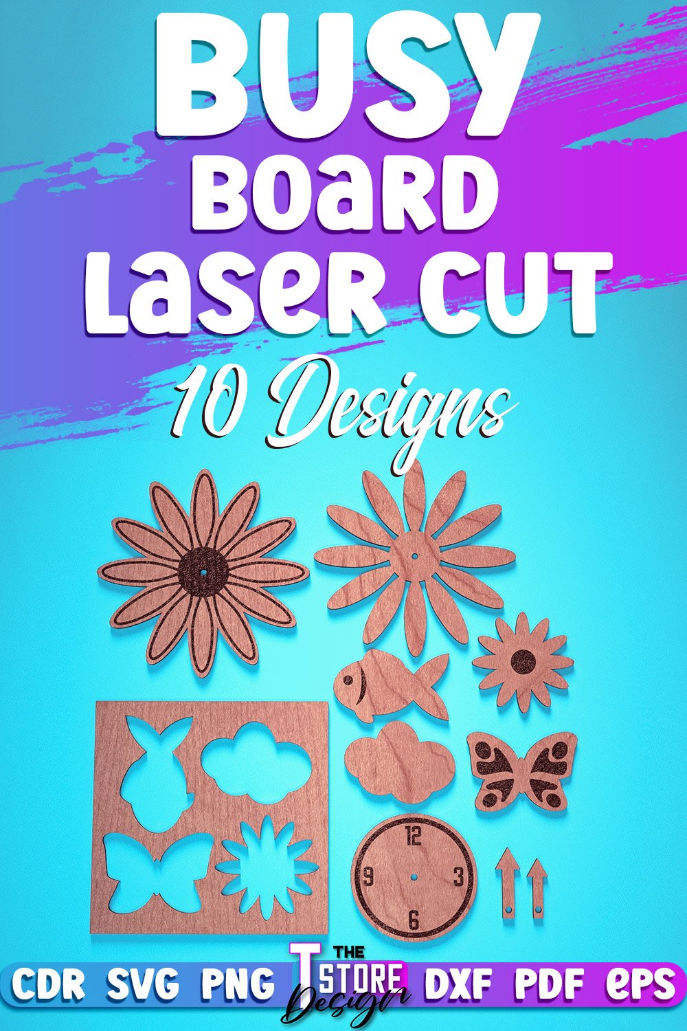 Busy Board Laser Cut SVG Bundle | Busy Board Baby (2620709)