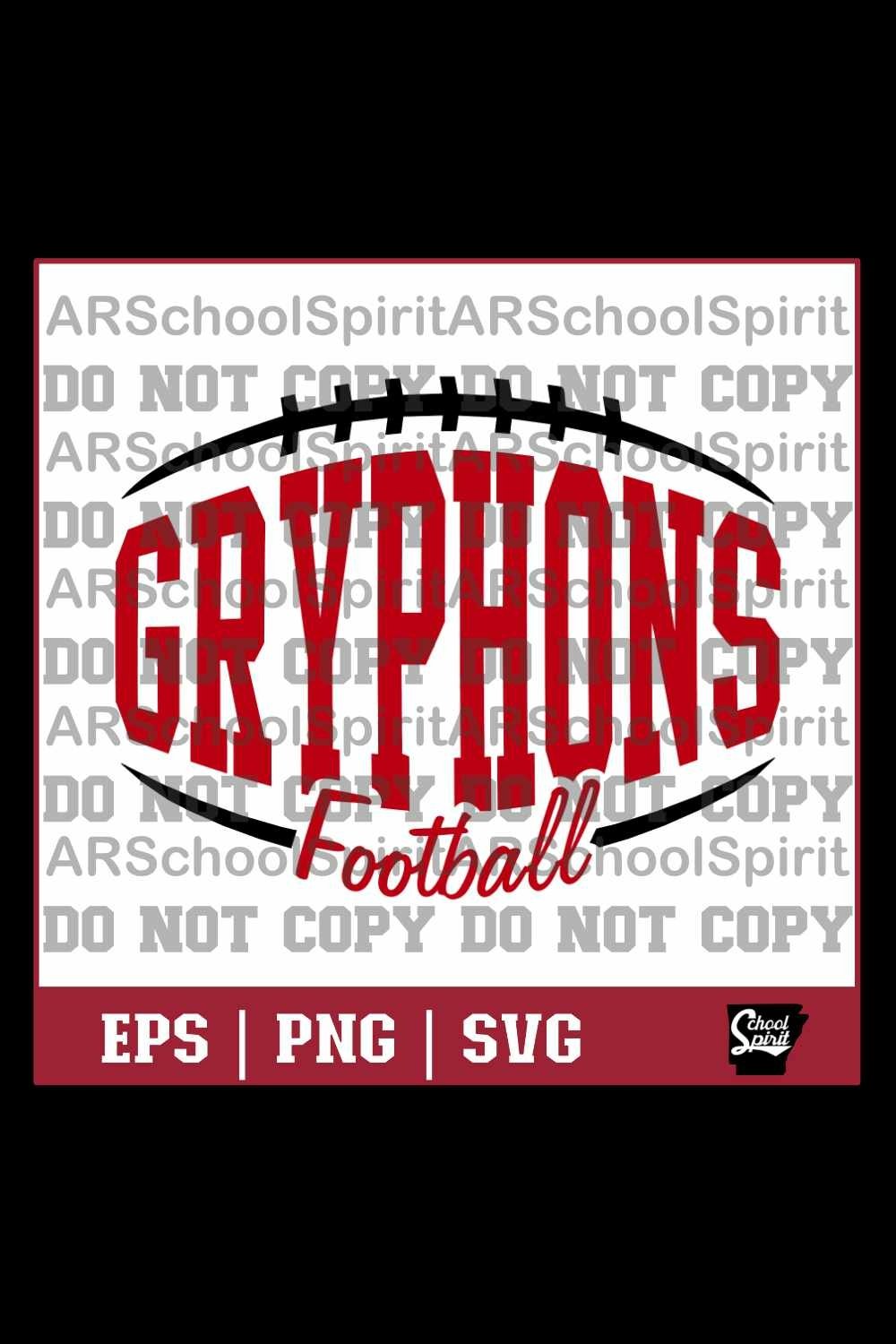 Gryphons Football SVG Shirt Design