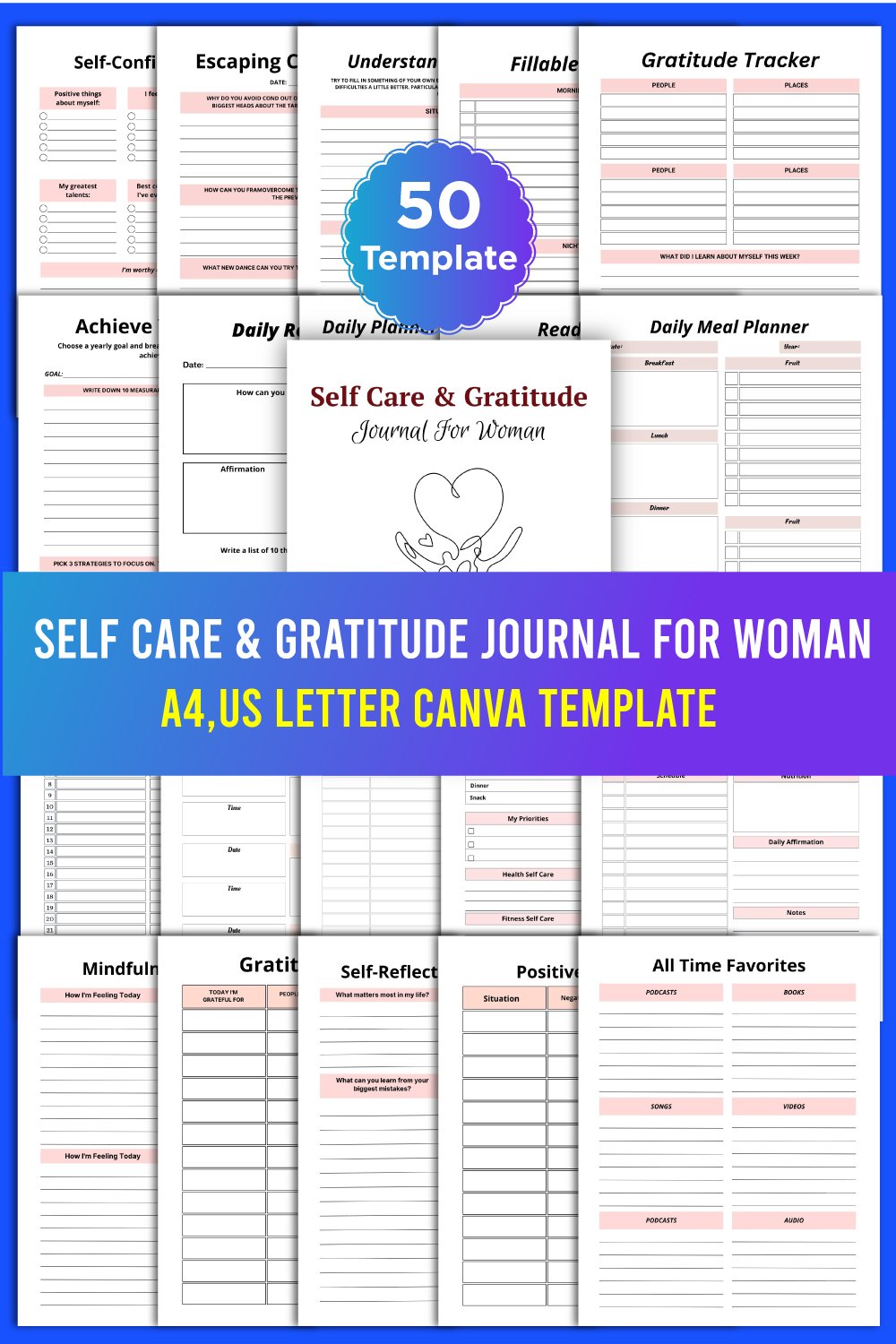 2024 Self-Care & Gratitude Journal for Women