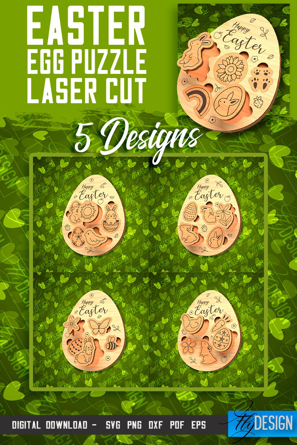 Easter Egg Puzzle|Children's Educational Toy|Easter Puzzle