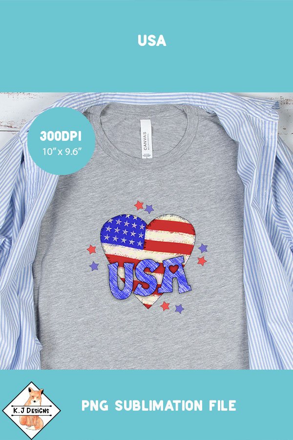 USA Sublimation Design | Patriotic Designs