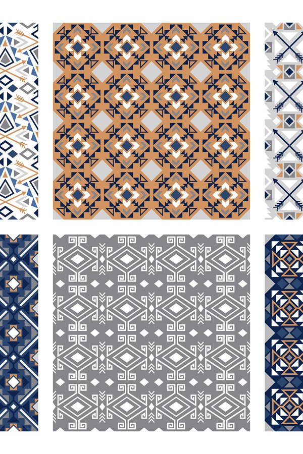 Winter tribal patterns