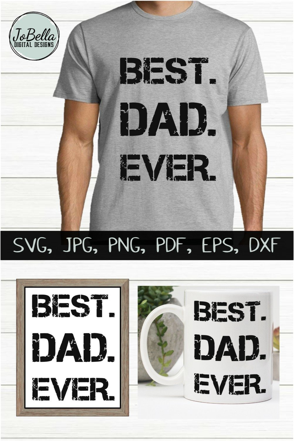 Best Dad Ever SVG | Father's Day Cut File