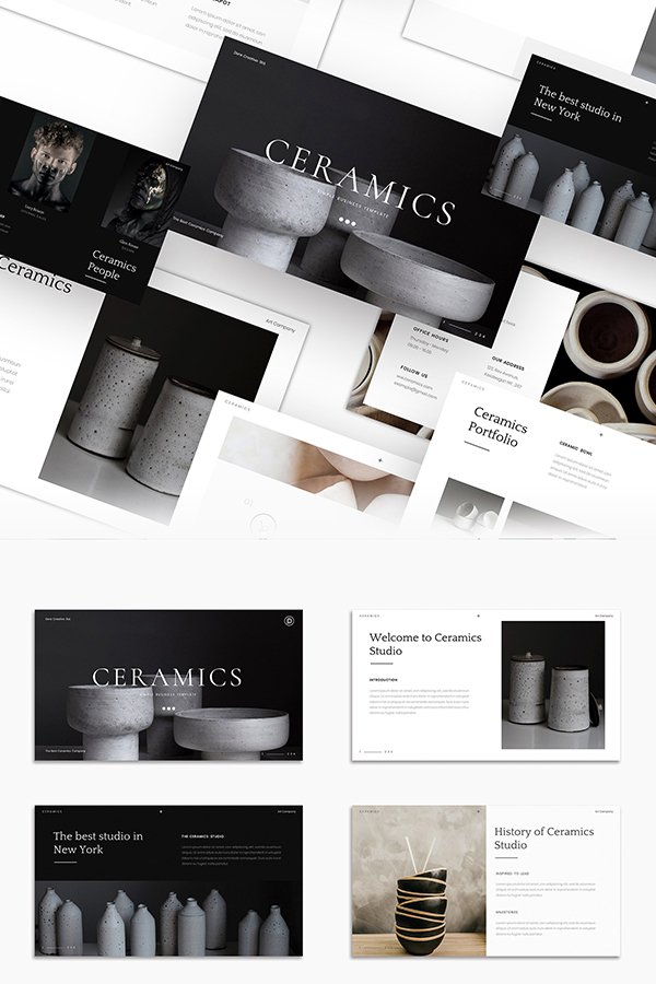 Ceramics - Simple Business PowerPoint Template