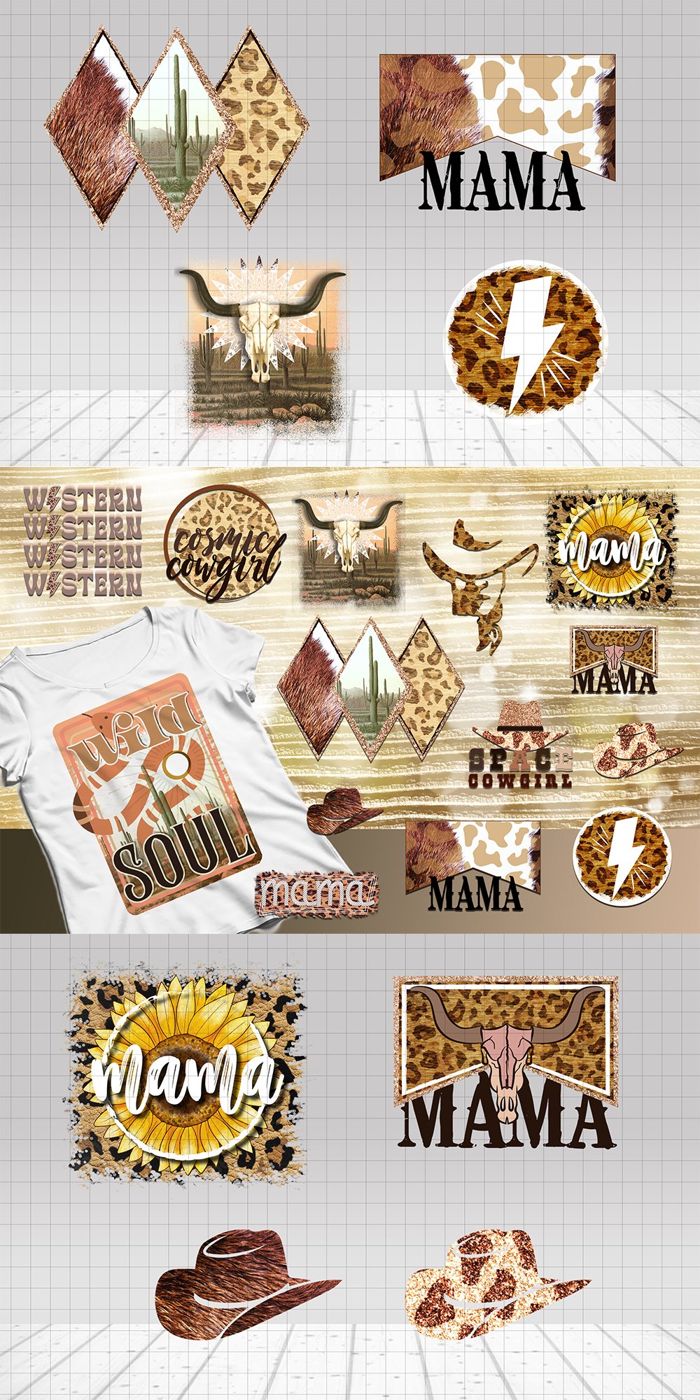 Western Sublimation Designs, Western Shirt Png, Western Mama