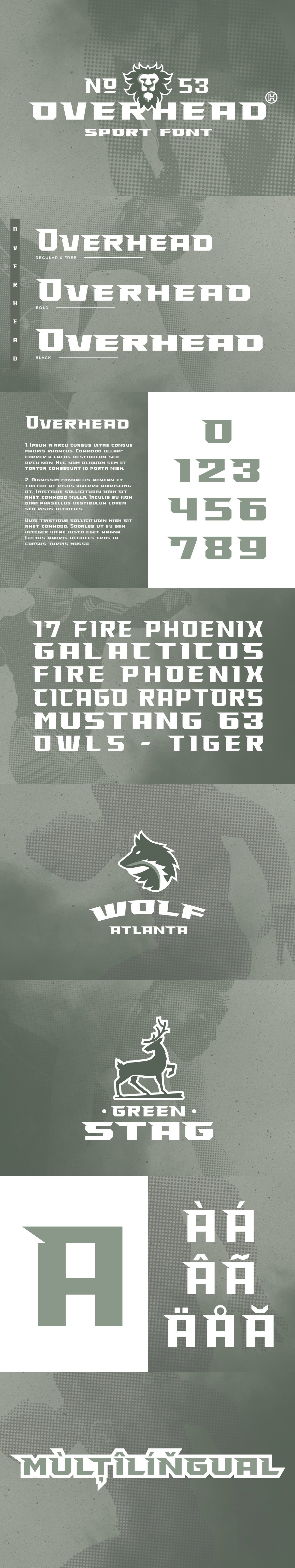 Overhead Typeface | Font