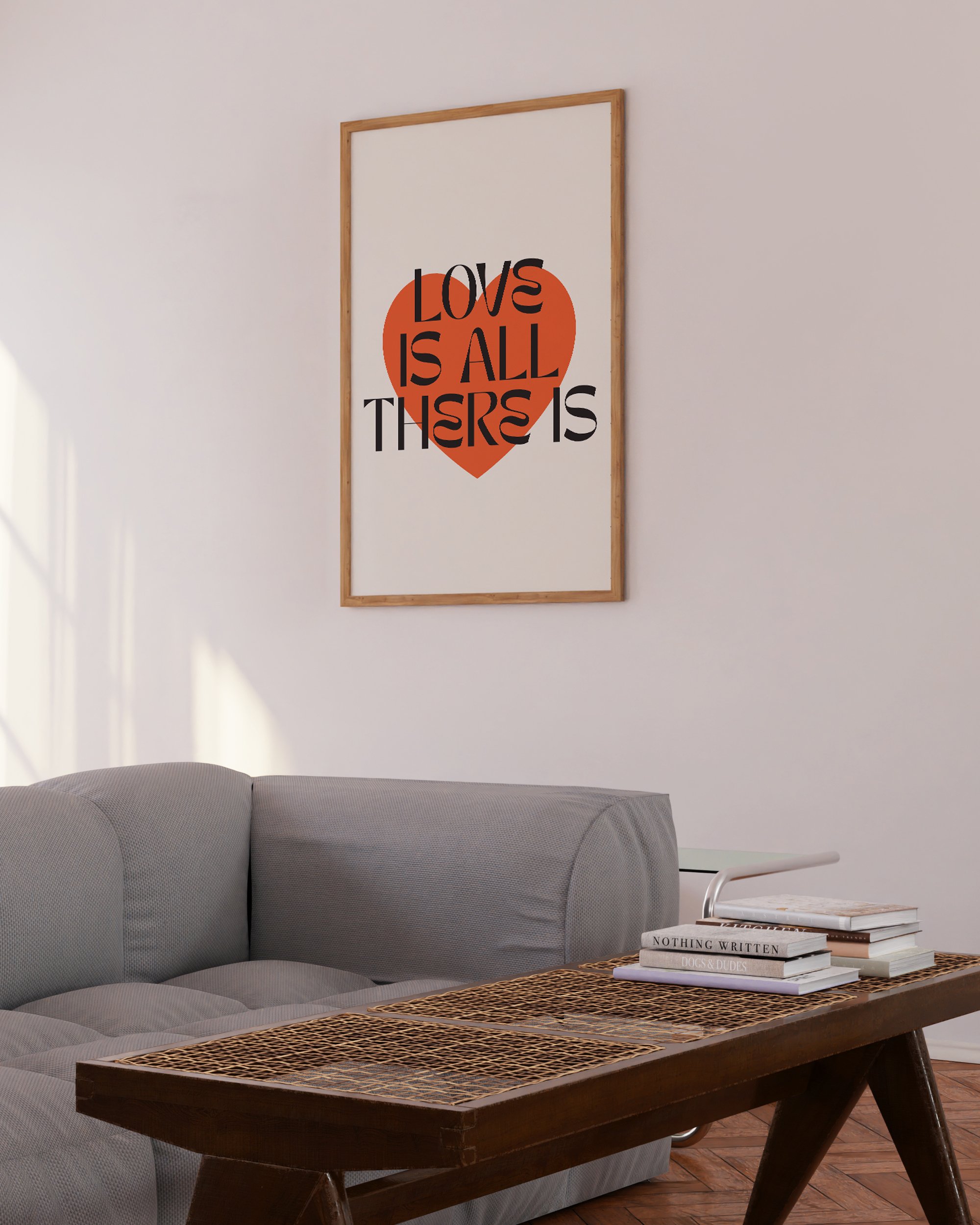 Love Wall Art, Inspirational Quote Printable Poster