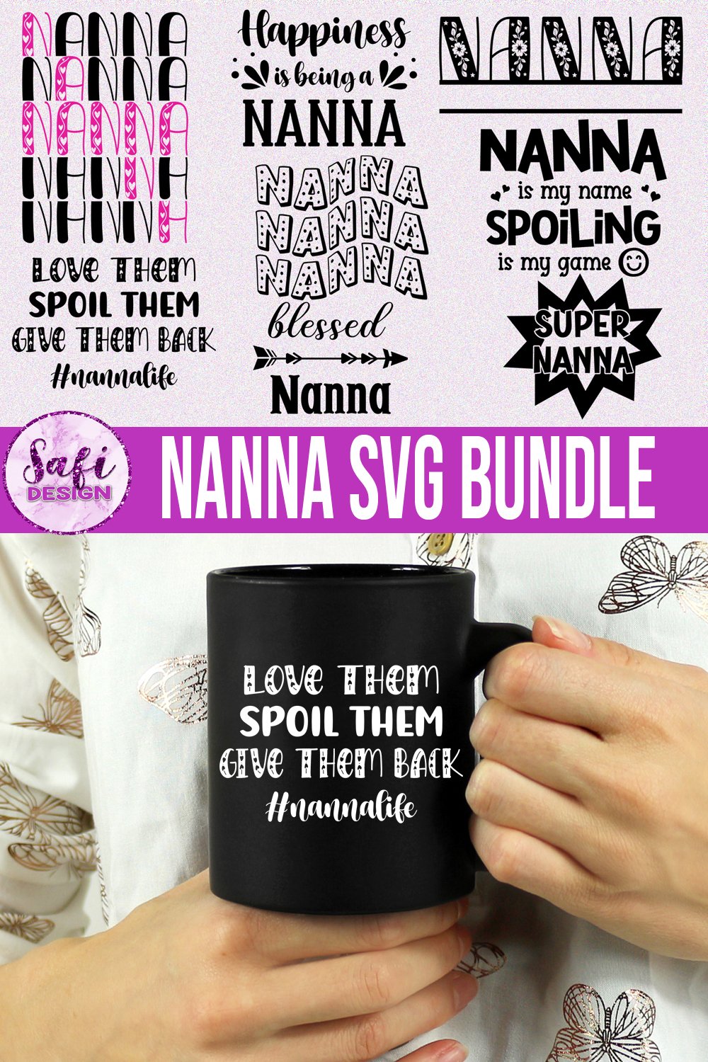 Nanna SVG Cut File Bundle