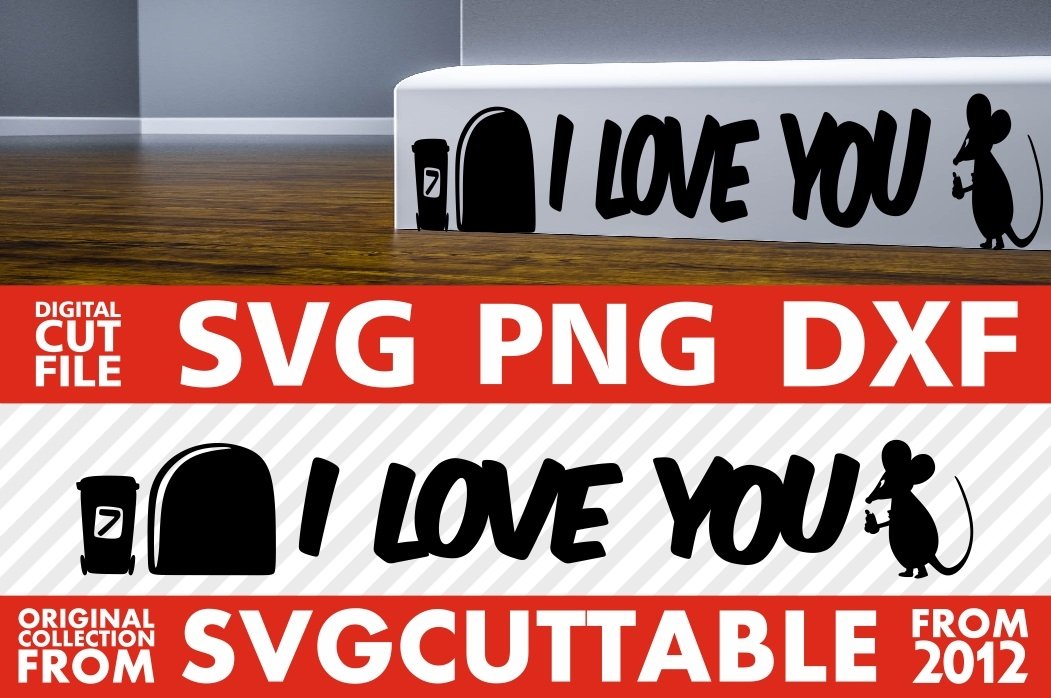Mouse I Love You svg, Mice svg, Mouse House svg, Graffiti