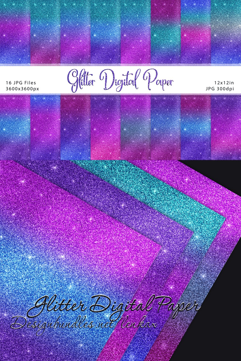 Digital Paper. Glitter Digital paper (1348599)