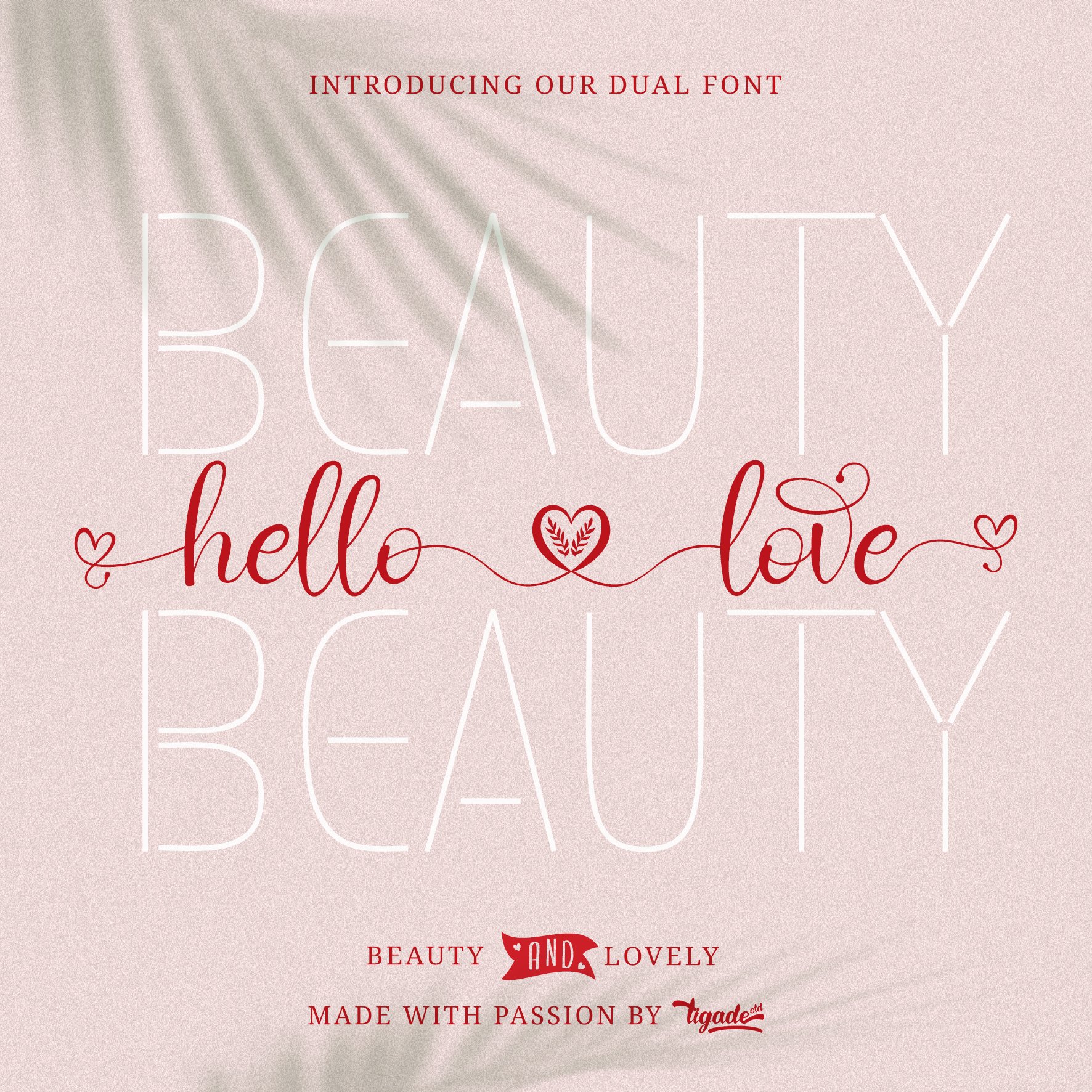 Hello Love Webfont | Lovely Floral Script Font