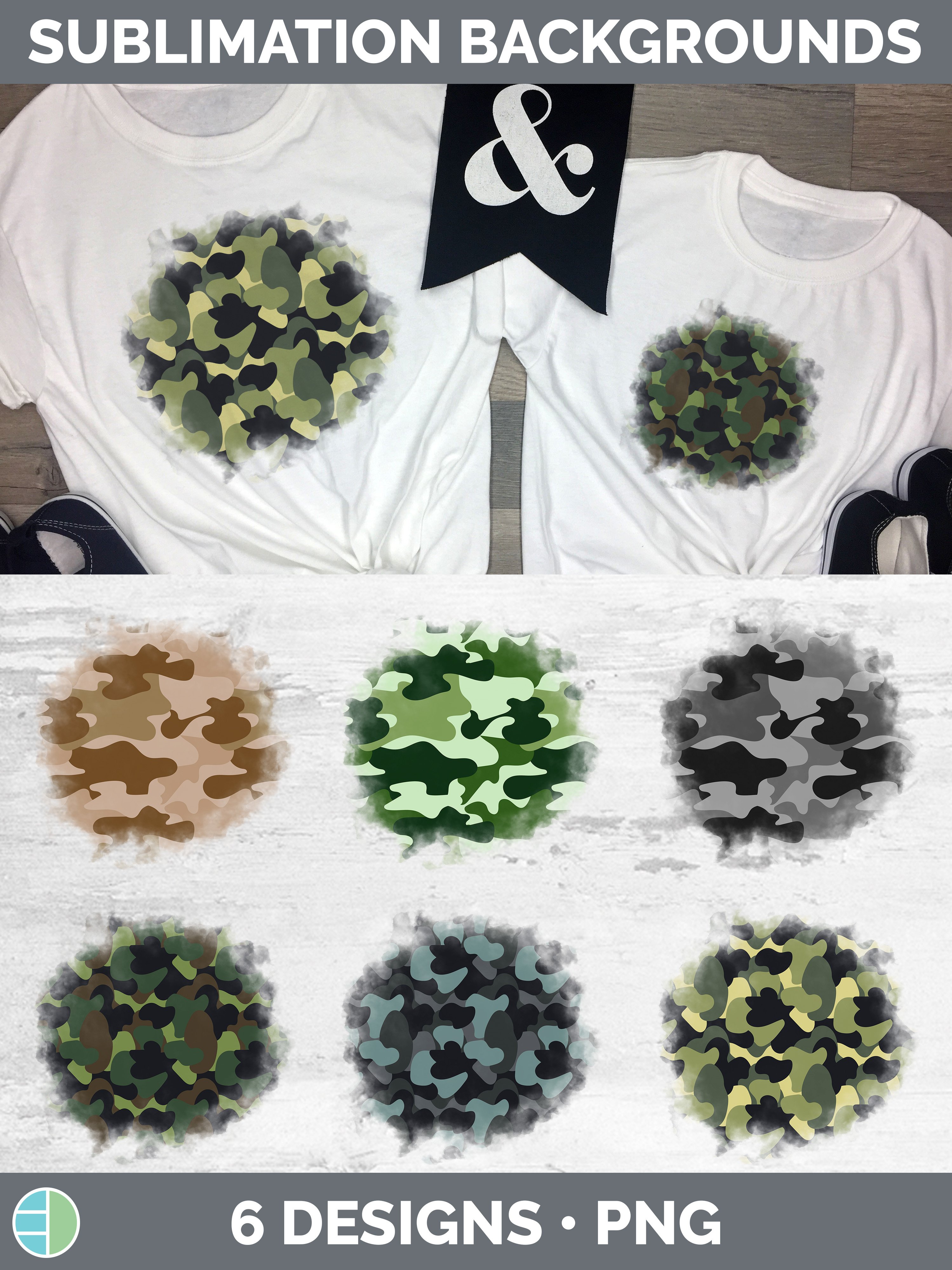 Camo Background | Grunge Sublimation Bundle