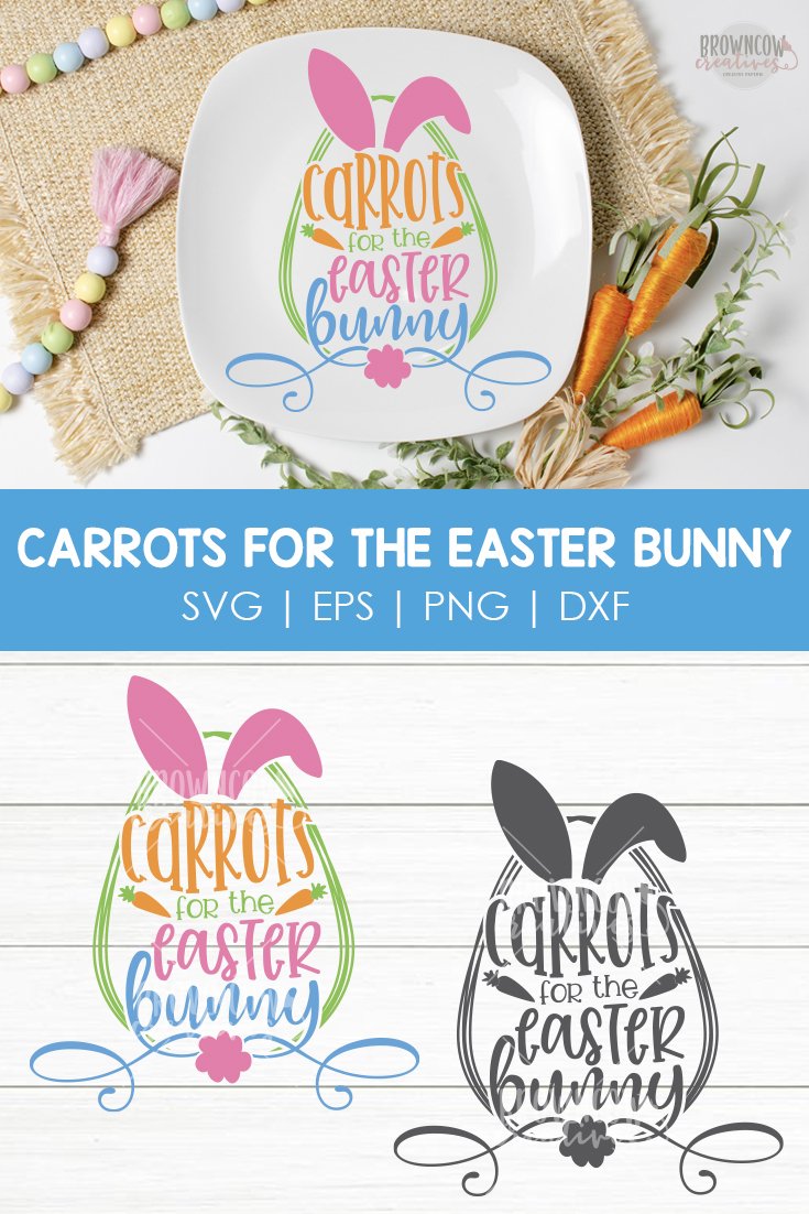 Carrots for the Easter Bunny Cut File