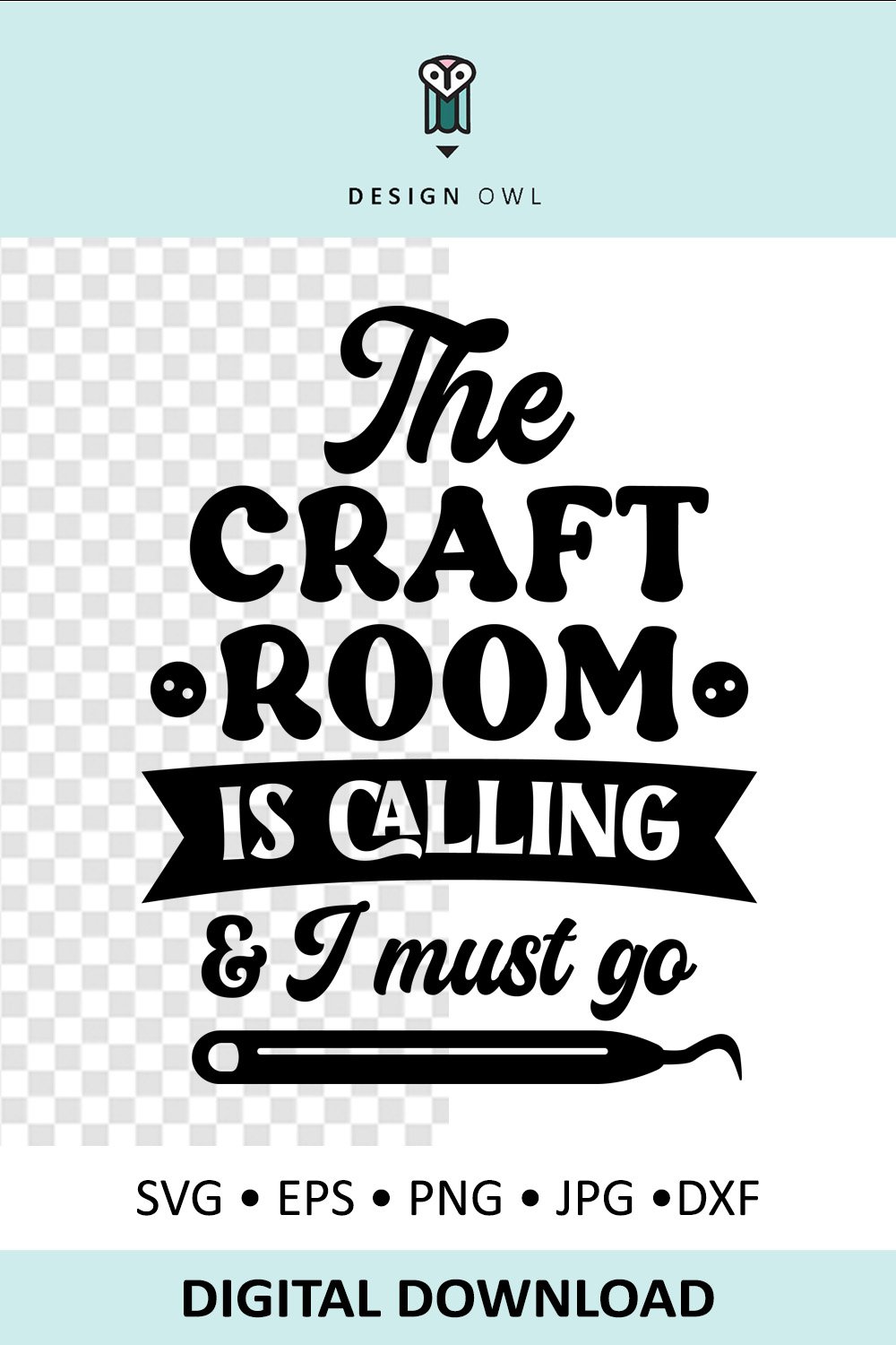 The Craft Room Is Calling - Funny Crafting SVG