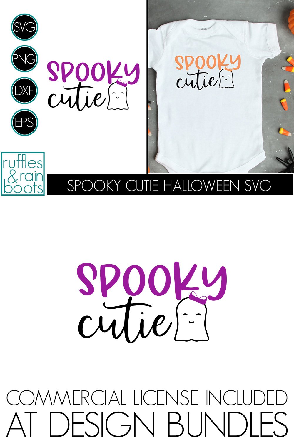 Spooky Cutie SVG for Halloween - Perfect for Kids and Baby