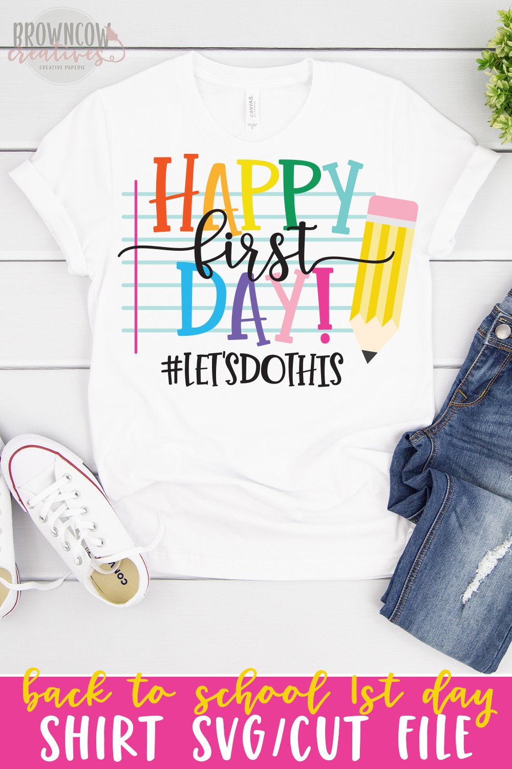 Happy First Day Back to School Shirt SVG/Cut File