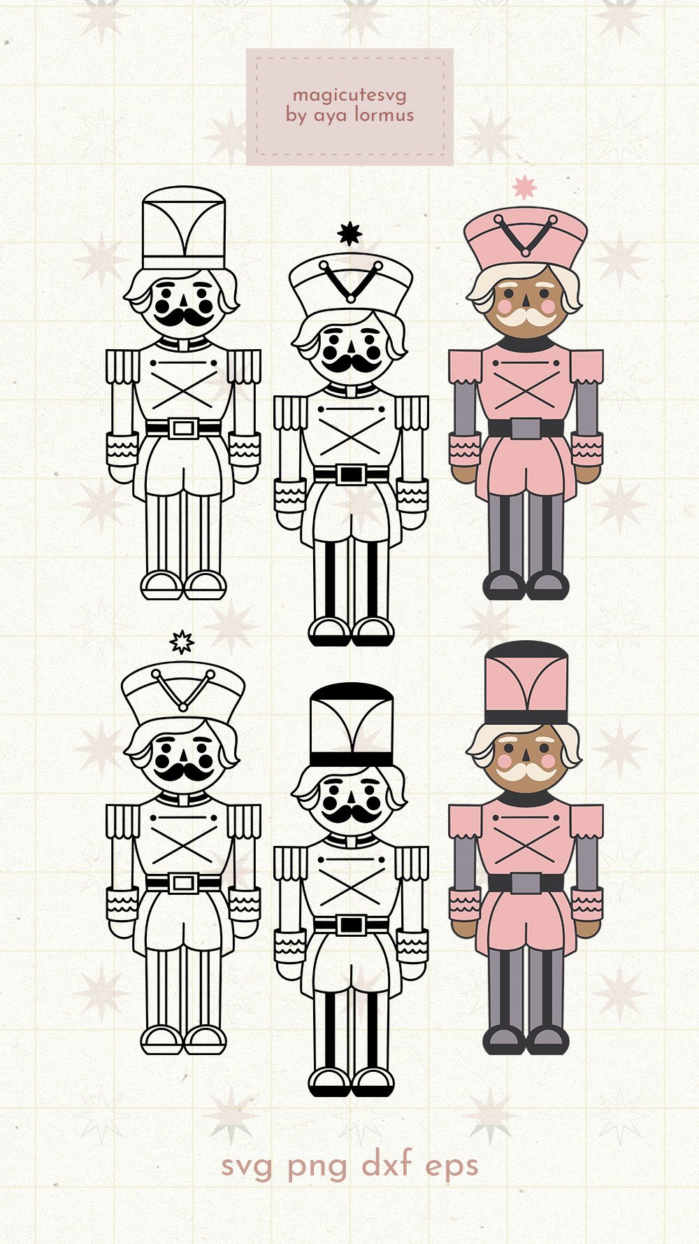 Nutcracker SVG, Nutcracker face svg, Nutcracker ballet svg