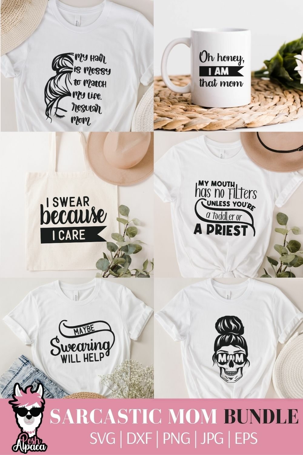 Sarcastic mom SVG bundle